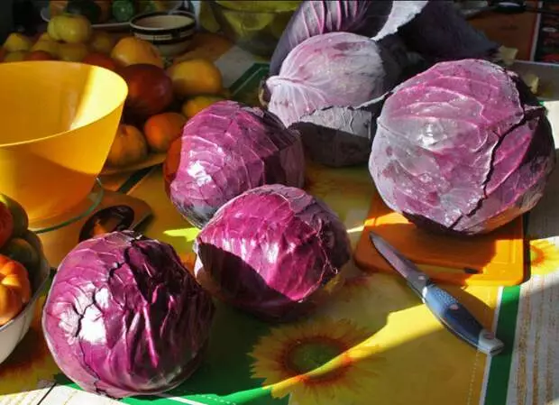 Red Sauer Cabbage.