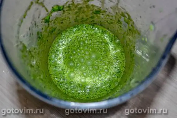 Cocktail Kefir con greens, paso 03