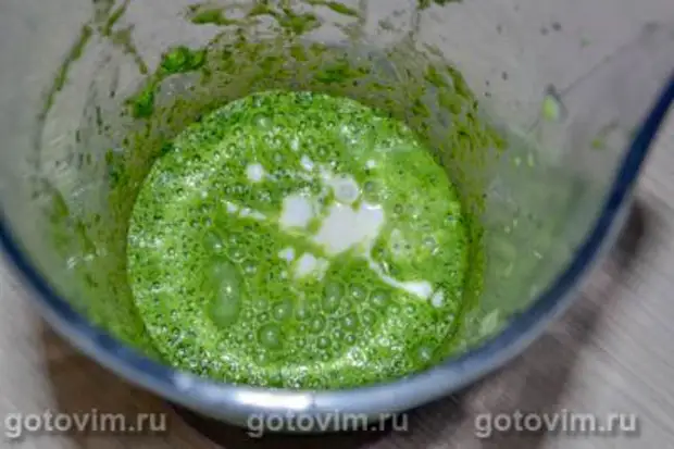 Cocktail Kefir con verdes, Paso 04