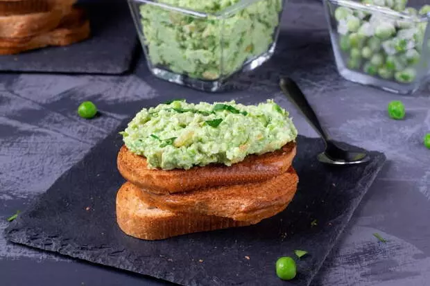 Green peas pate.