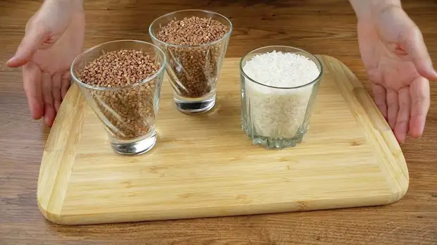 Mixgwakọta osikapa na buckwheat, ị kwadebe nri abalị dị ụtọ