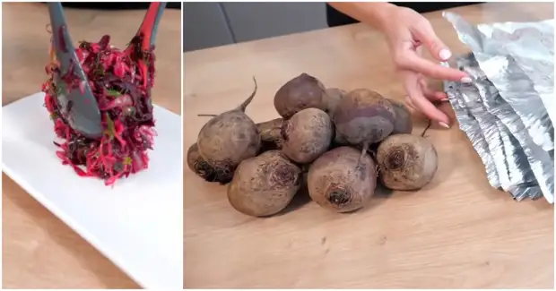 Snel en goedkeape salades mei beets: hearlik, nuttich en altyd trouwens