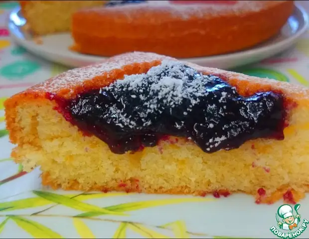 Receta: pastel suave con rellenos de llenado.