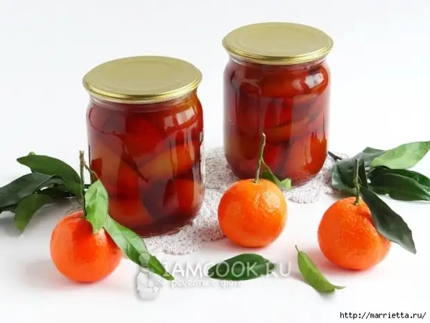 Mandarin Jam dengan kulit