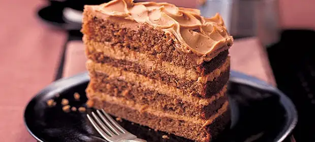 Coffee cake in a pan