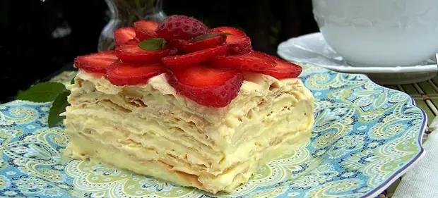 Curd cake in a pan