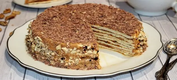 Cake in a frying pan