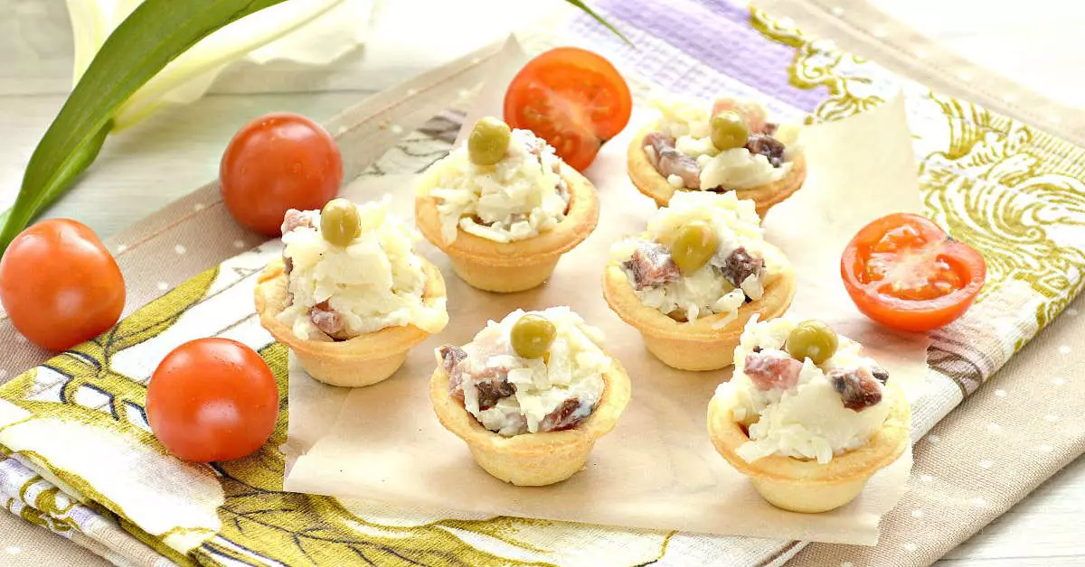 নতুন বছর Tartlets: 10 সুন্দর বিকল্প