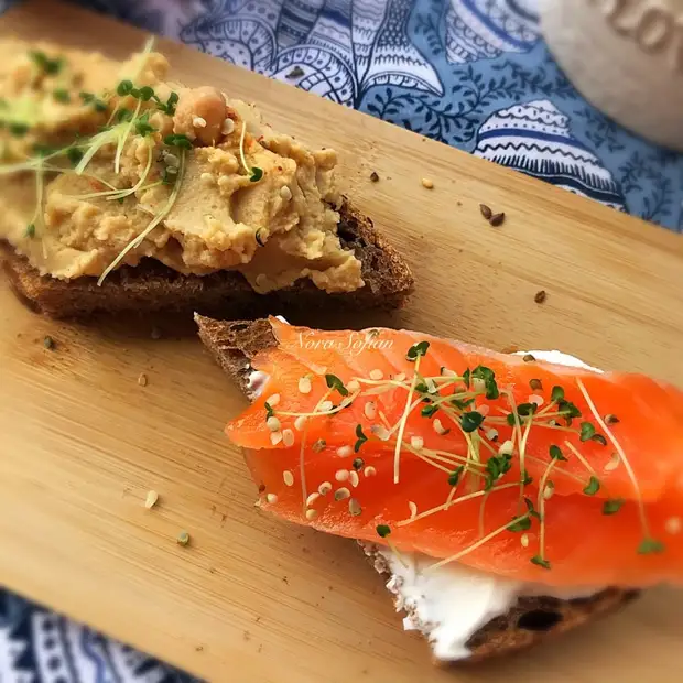 Nëtzlech Sandwichen mat Mikroerrainer