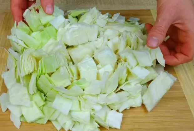 Aqui está como cozinhar repolho: um delicioso prato de um grupo de ingredientes