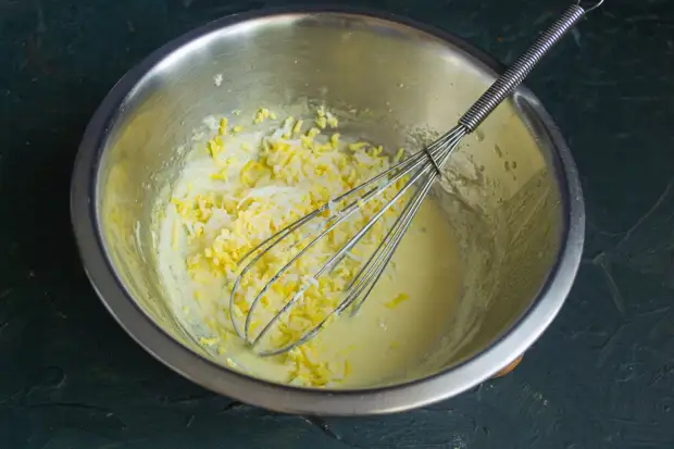 Tartar সস সঙ্গে baked আলু melting