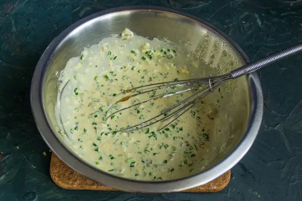 Tartar সস সঙ্গে baked আলু melting