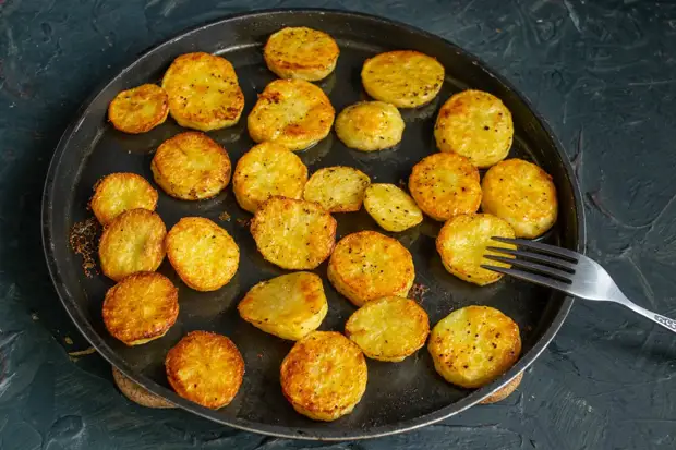 Smeltebakt poteter med tartar saus