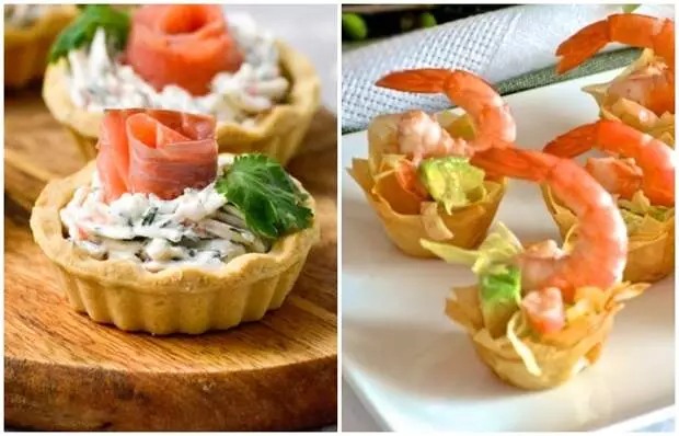 Conas Tartlets na Bliana Nua a líonadh: 5 líonta sobhlasta