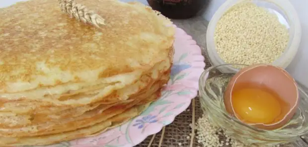 Panquecas em Millet Caress - 4 Receita