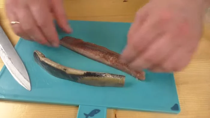 Resep jurang Jepang sareng herring / enak tibatan