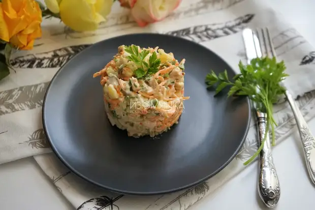 Korean Carrot Salad.