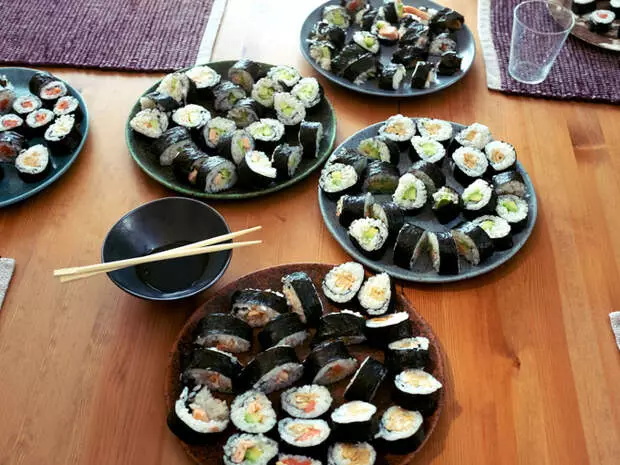 Sushi otthonos: lépésenkénti recept