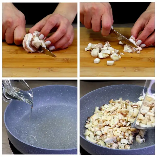 Uitstekende snack vir enige tafel! Voorbereiding van maer sampioene