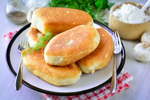 Geroosterde pasteie met sampioene - weelderige en knapperige