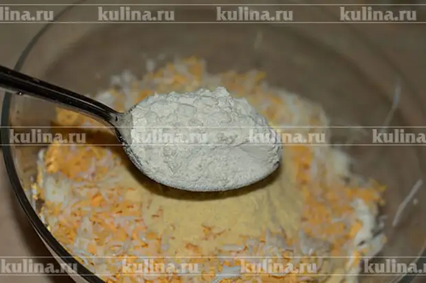 Push wheat flour.