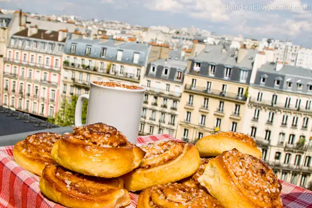 Buns with cinnamon (Astrid Lindgren. 