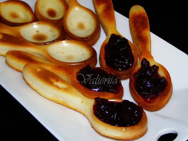 Culleres comestibles para sobremesas e bocadillos