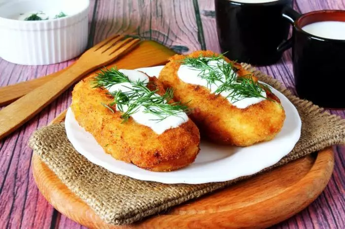 Aardappelcutlets met pompoen. \ Photo: Yandex.ua.