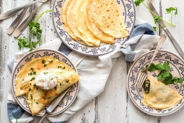 Läckra luckor för pannkakor: Populära recept