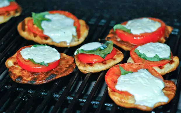 Mini Pizza Grilled