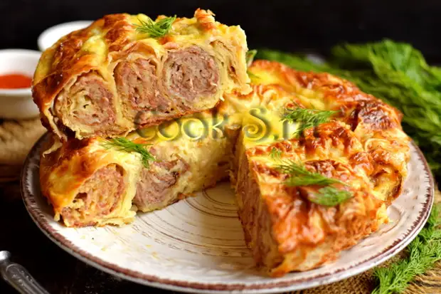 Lavash və Mince - Heç bir xəmir olmadan olduqca dadlı və sürətli tort